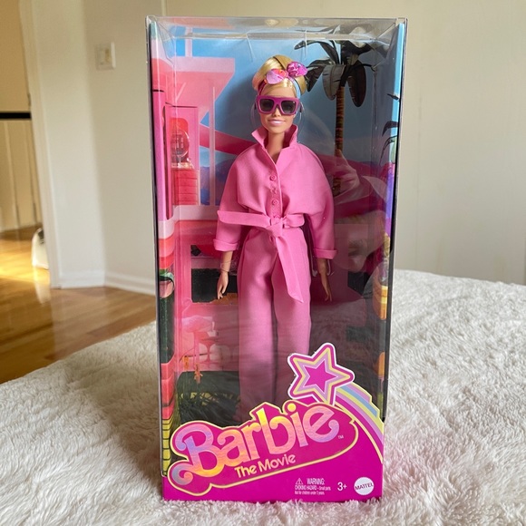 Barbie | Toys | Barbie Pink Jumpsuit The Movie Doll | Poshmark
